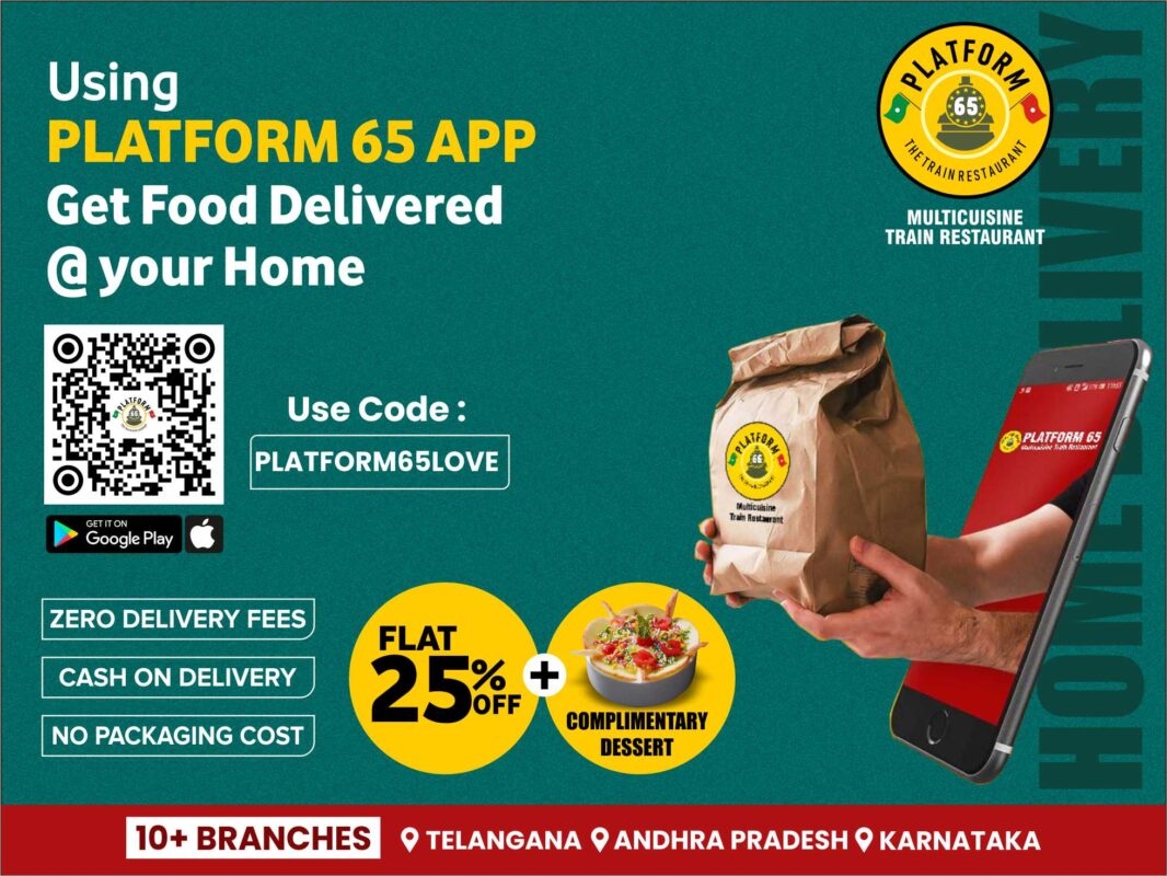 Platform 65 - Best Train Theme Restaurant in Hyderabad